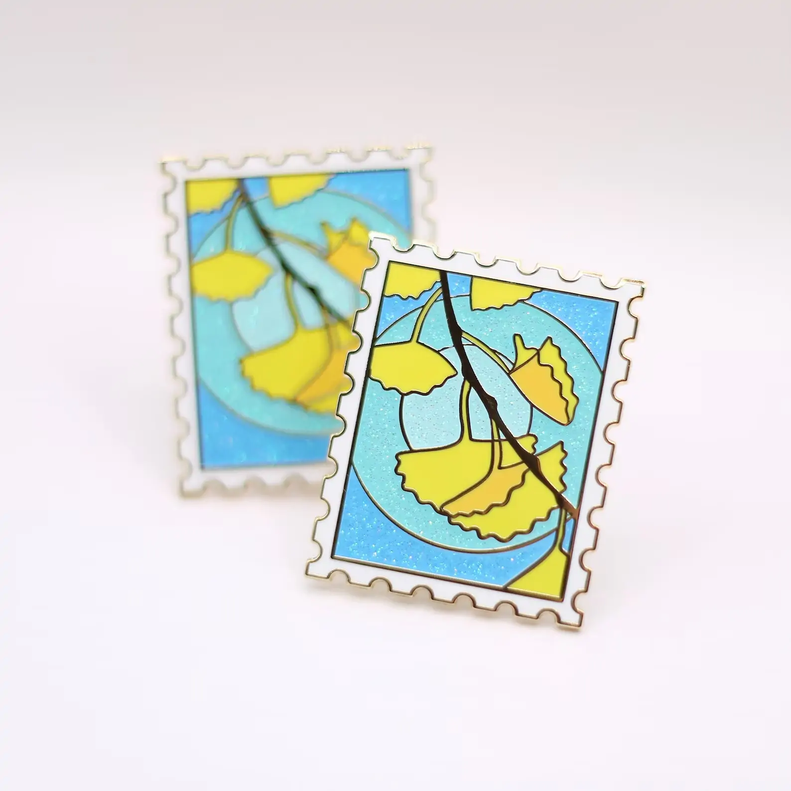 Stamp Maple Leaf Enamel Pins - styleplusdesign.com